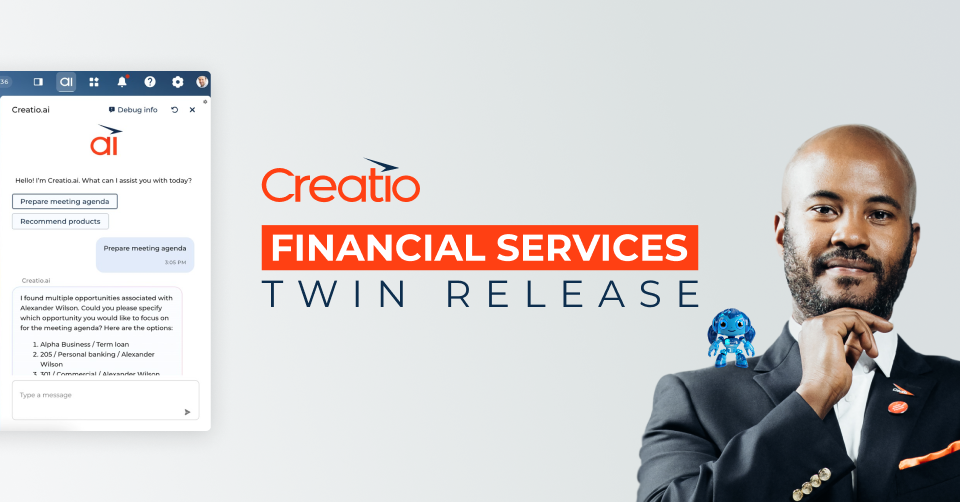 Creatio Announces Launch Event for Financial Services “Twin” Release to Accelerate AI Adoption ...